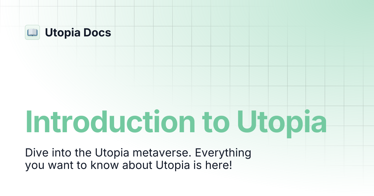 Introduction to Utopia | Utopia Docs
