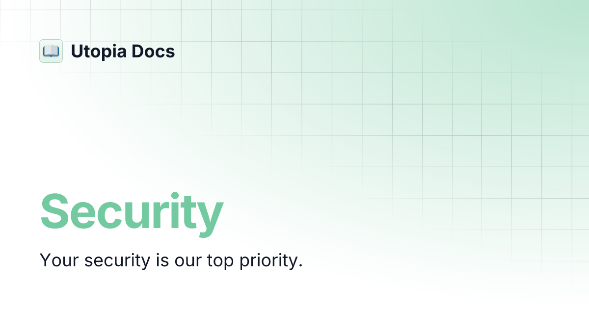 Security | Utopia Docs
